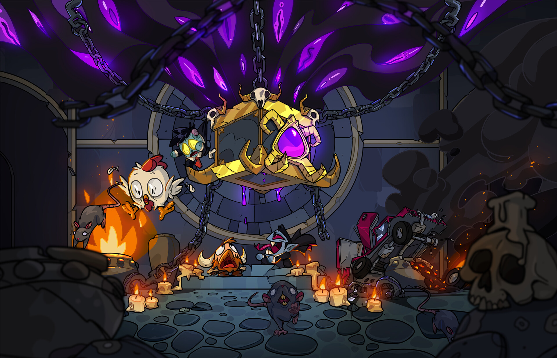 ArtStation - Move Or Die 6Year Anniversary Splash Art