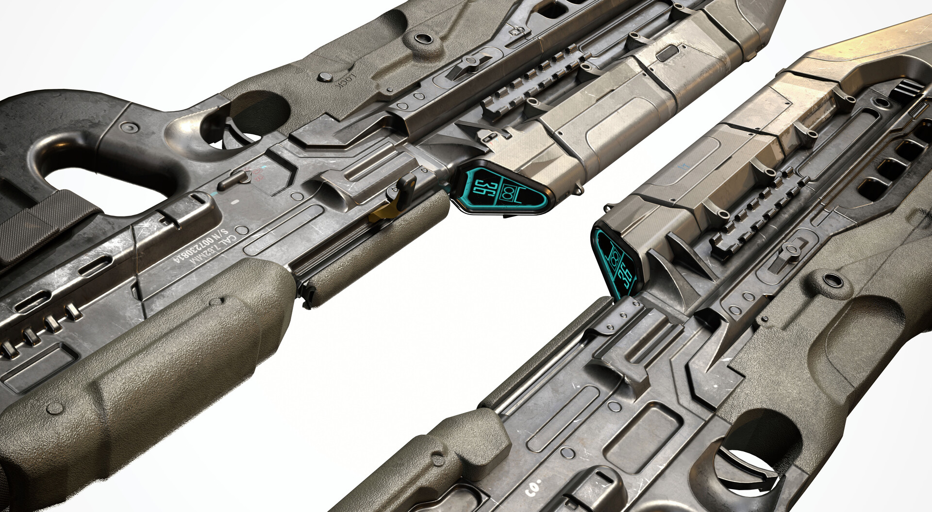 ArtStation - MA5D Assault rifle
