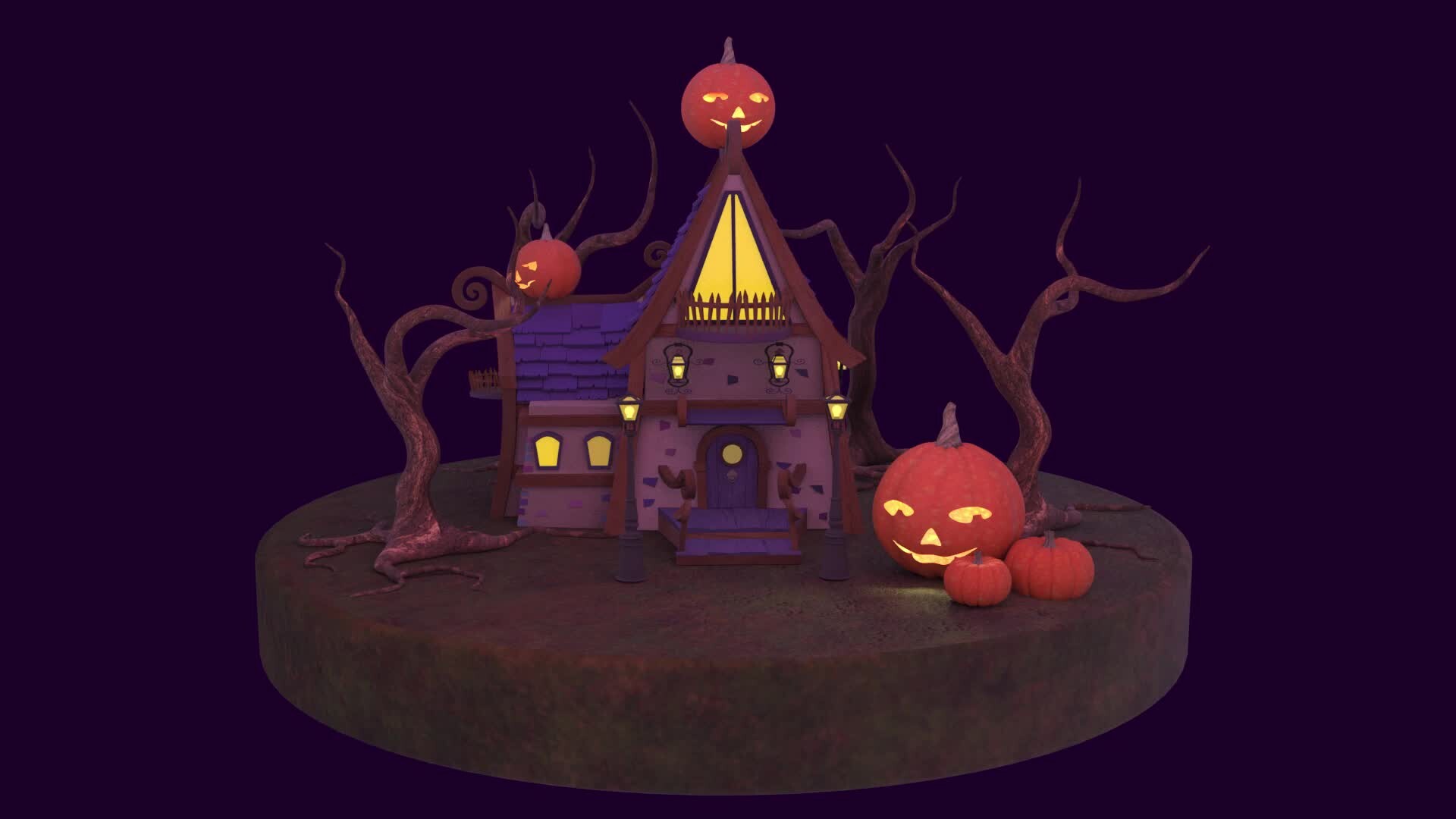 ArtStation - Halloween House