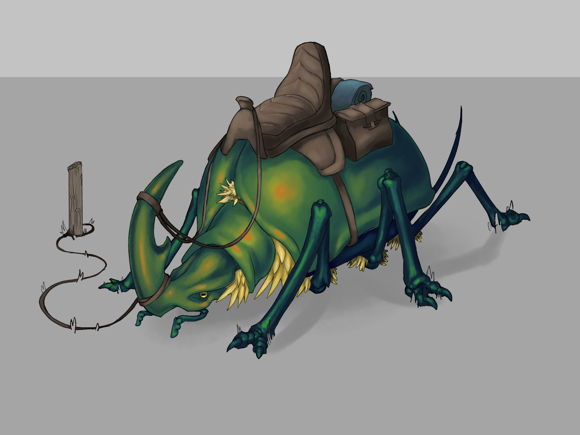 ArtStation - Saddle Beetle