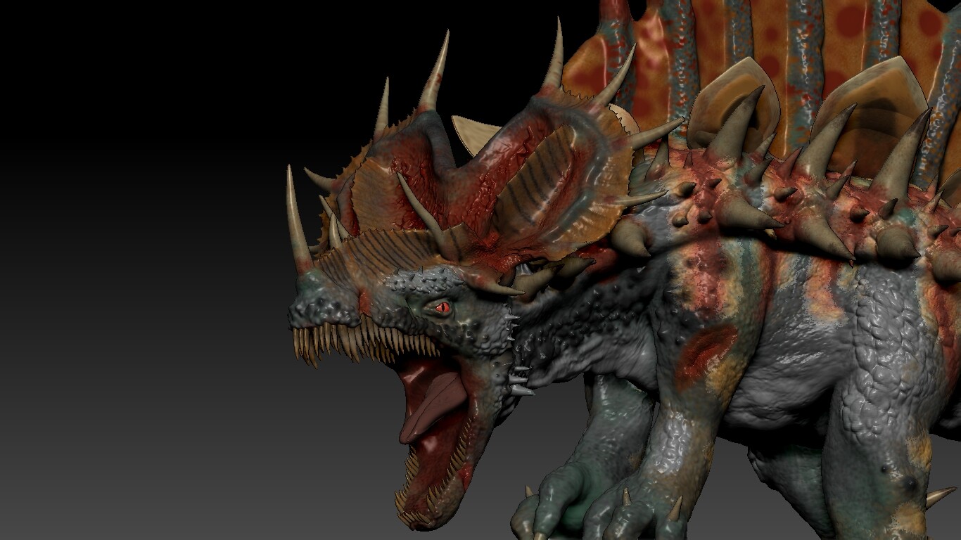 ArtStation - Day 2 of realistic creature design:Perfectosaurus!