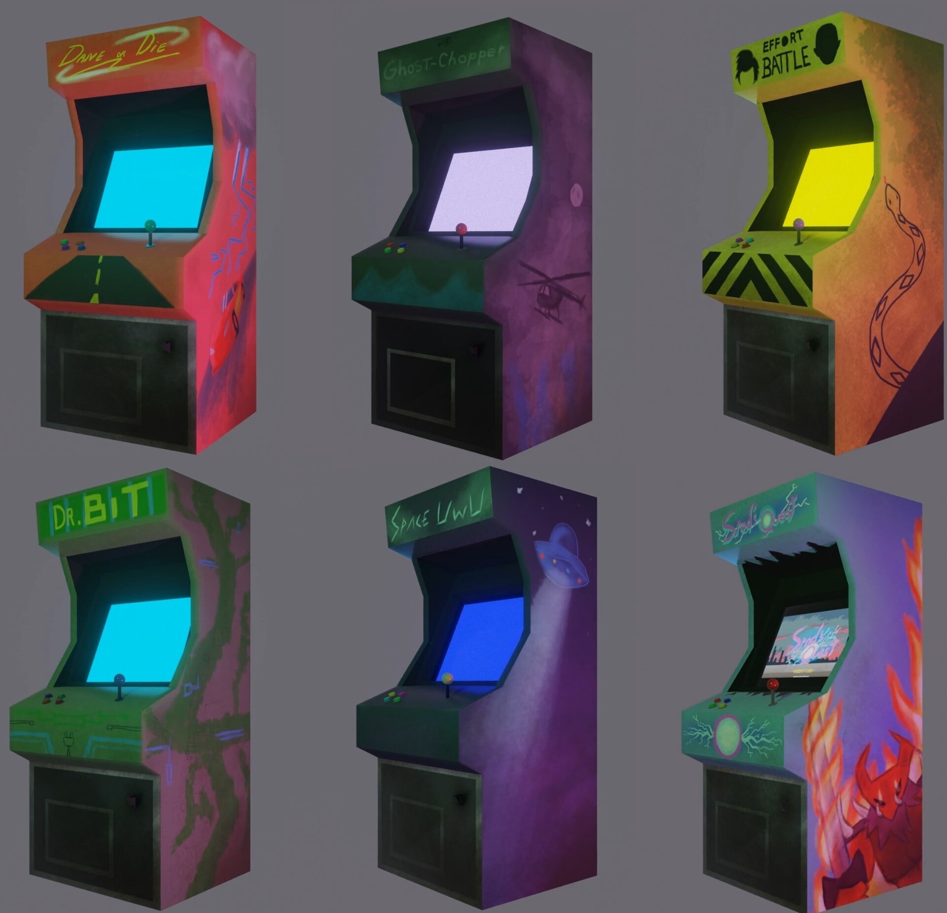 ArtStation - Arcade consoles