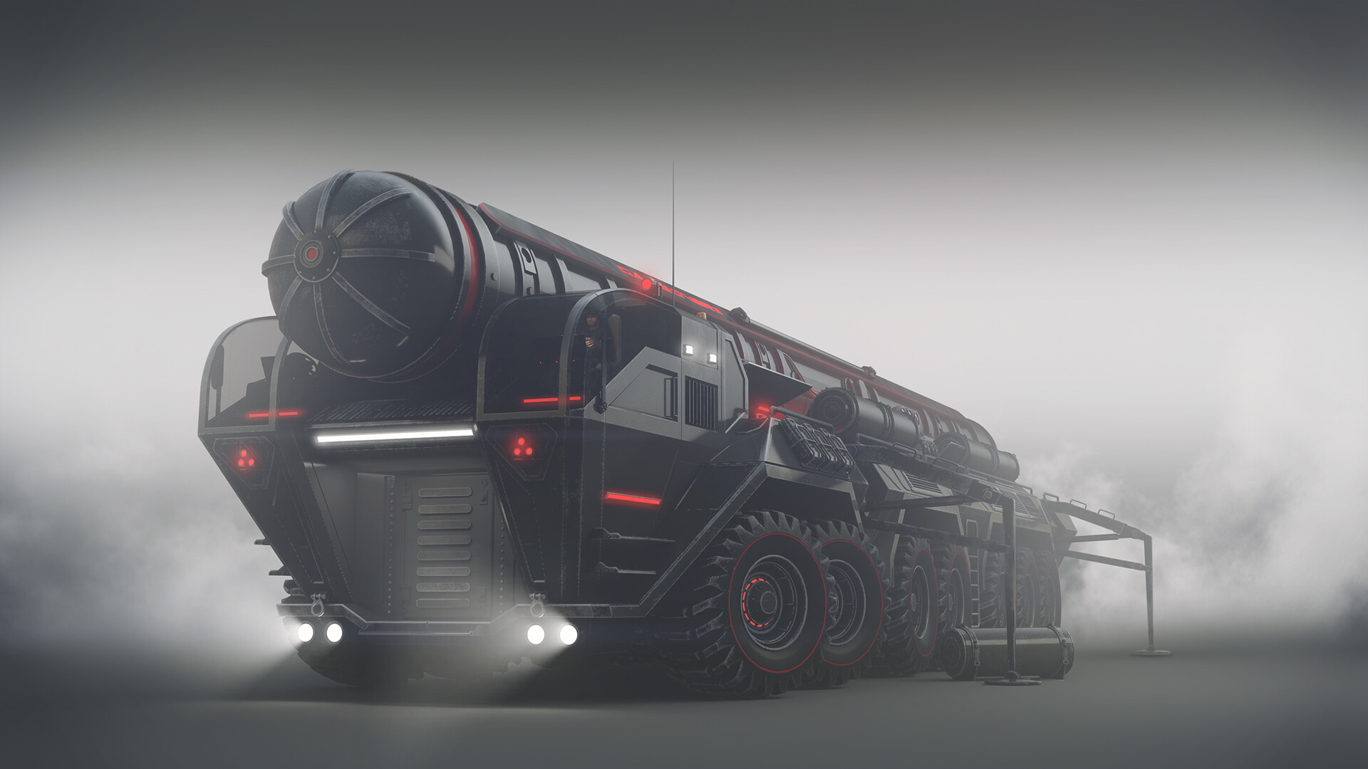 ArtStation - ICBM launcher concept
