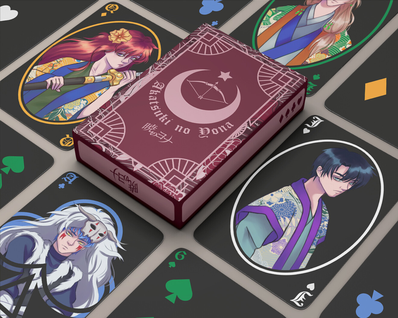 ArtStation - Akatsuki no Yona deck of cards