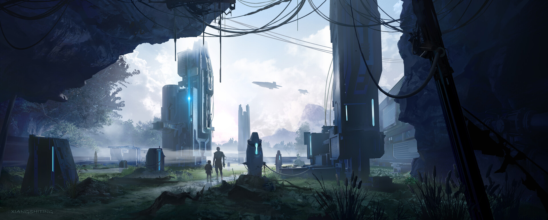 ArtStation - Energy stations