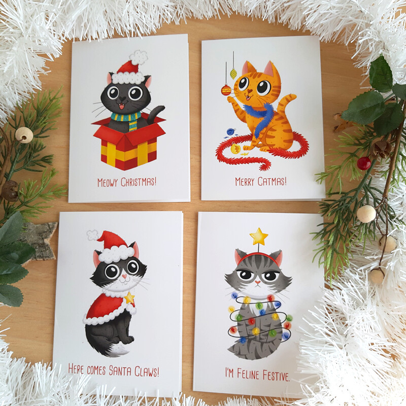 ArtStation - Christmas Cats Collection