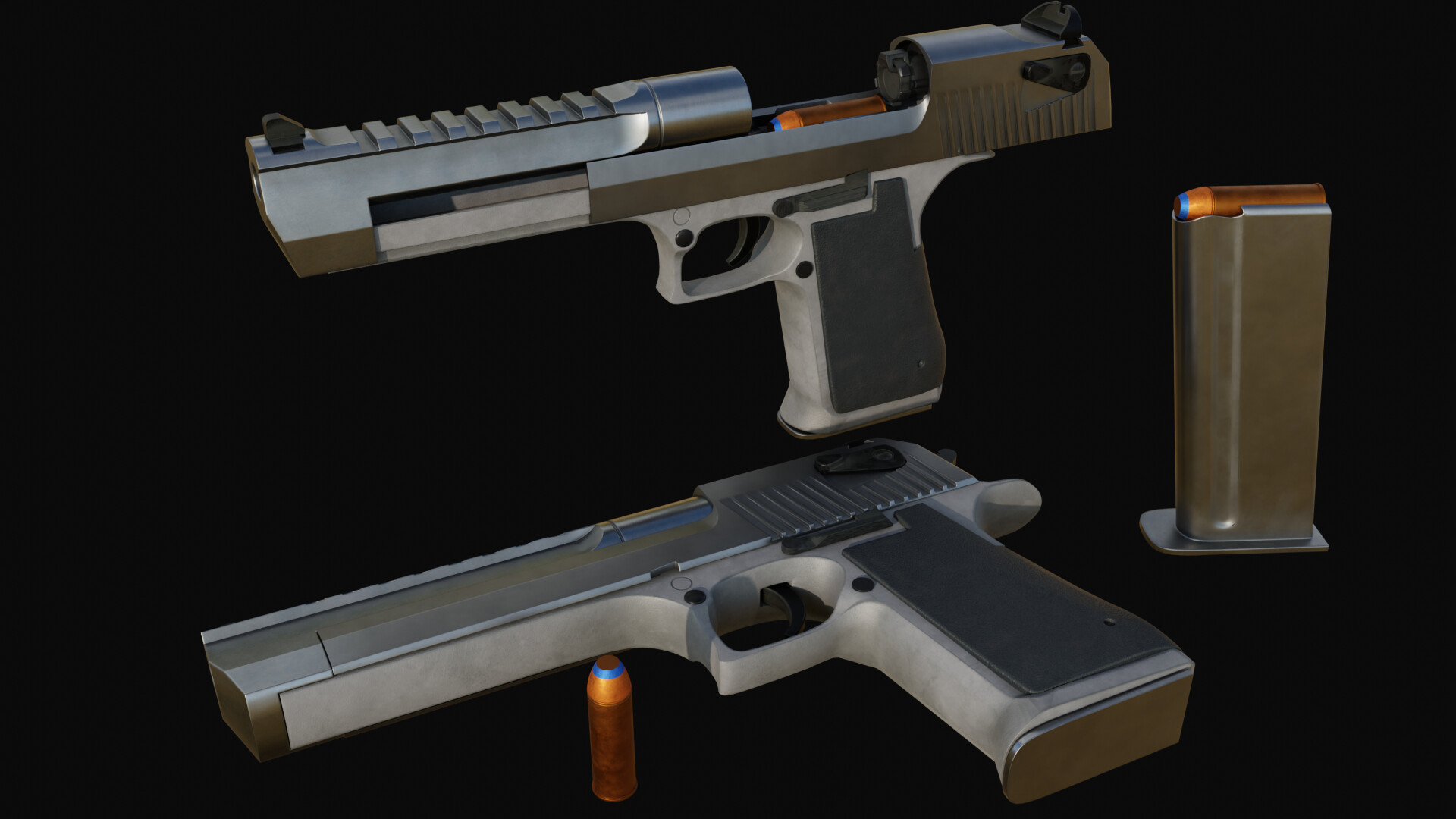 ArtStation - Desert Eagle - 3D Game Asset