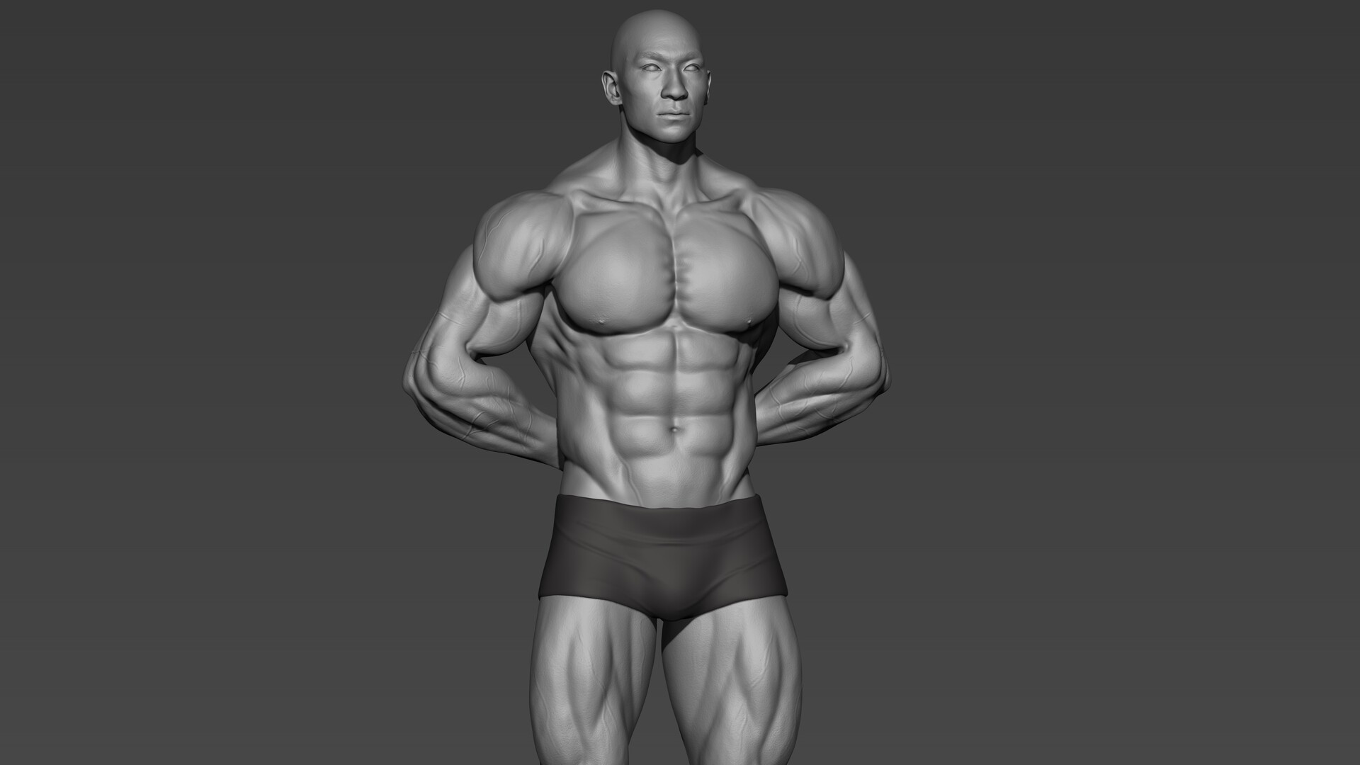 ArtStation - Bodybuilder Anatomy Study