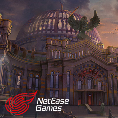 ArtStation - Steampunk Library - Onmyoji Arena