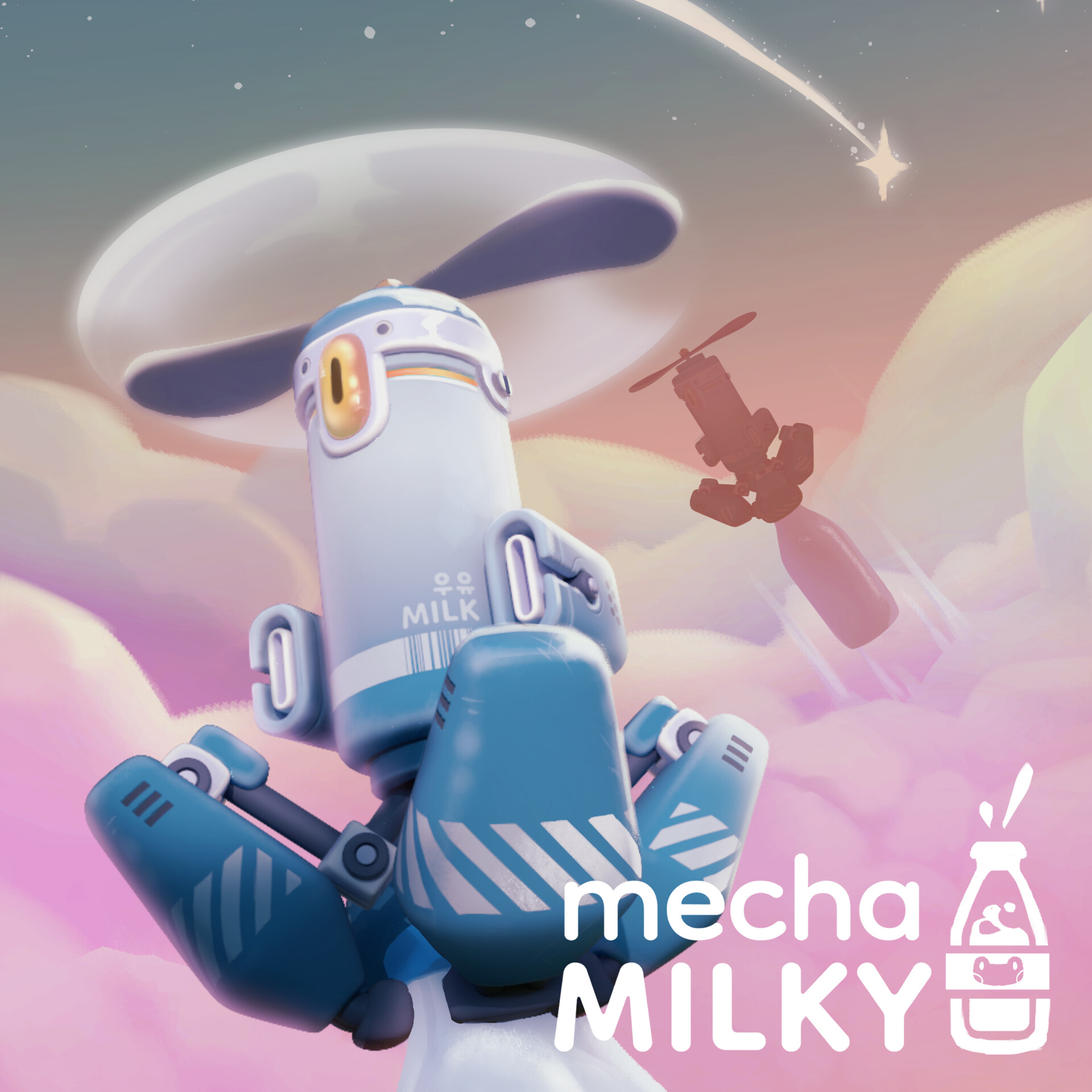 ArtStation - Milk Delivery Mech