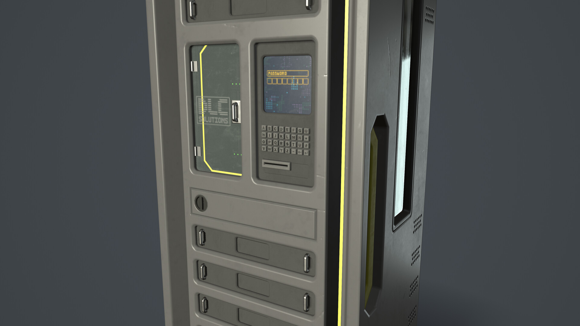 ArtStation - Sci-Fi Server Rack