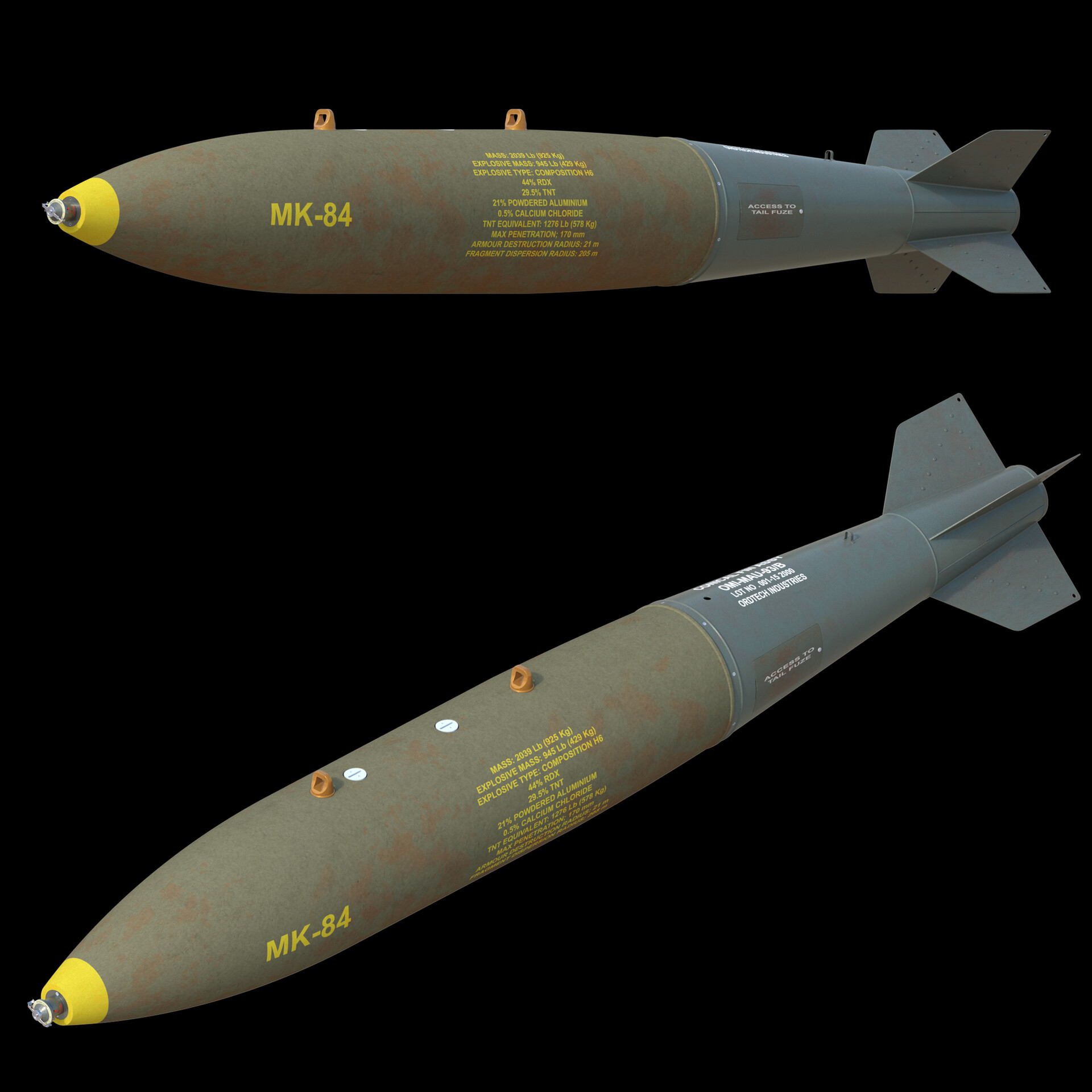 ArtStation - Mark 84 or BLU-117