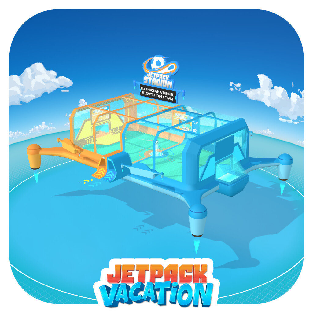 ArtStation - Jetpack Stadium | Jetpack Vacation