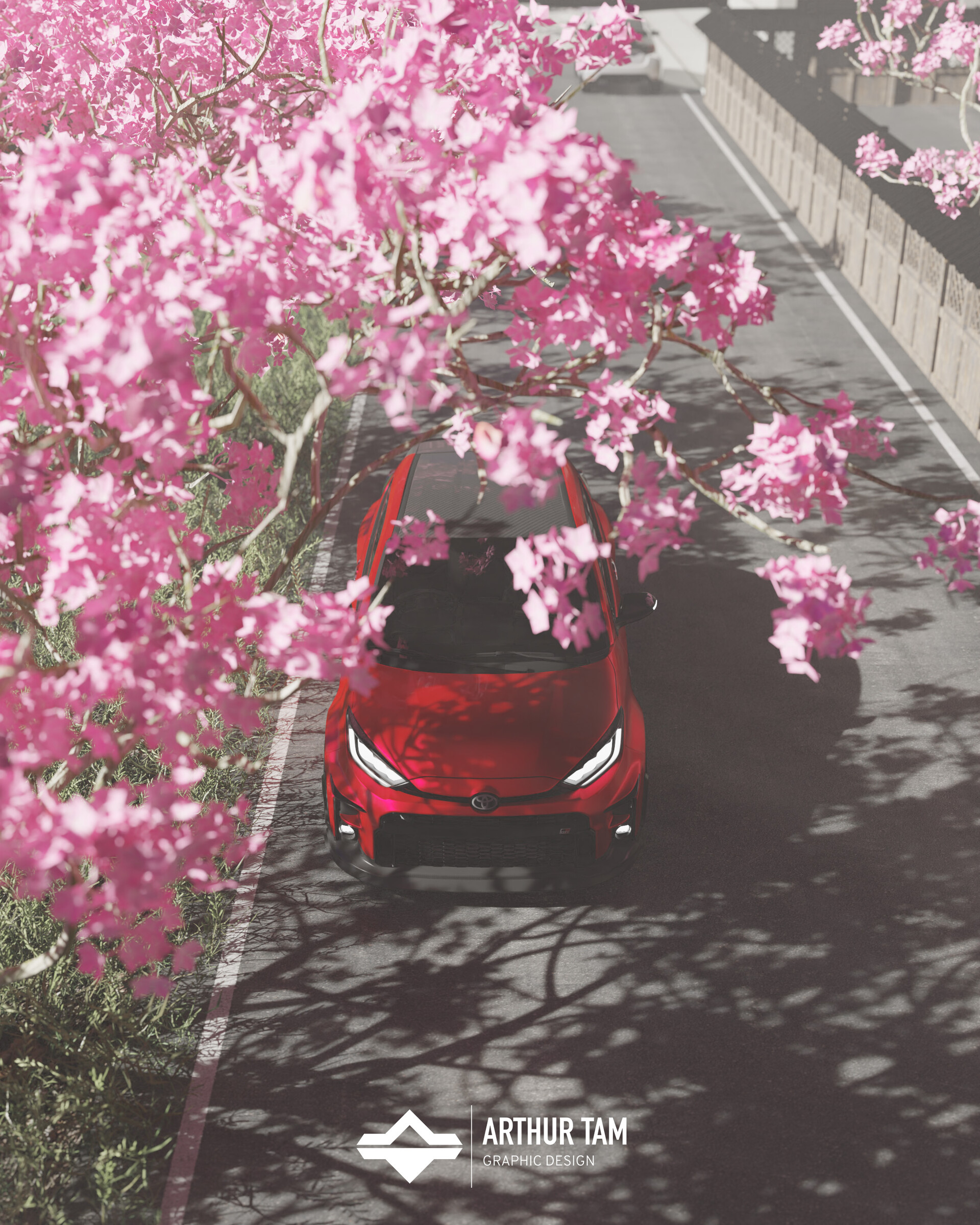 ArtStation - GR-Yaris Sakura Matsuri