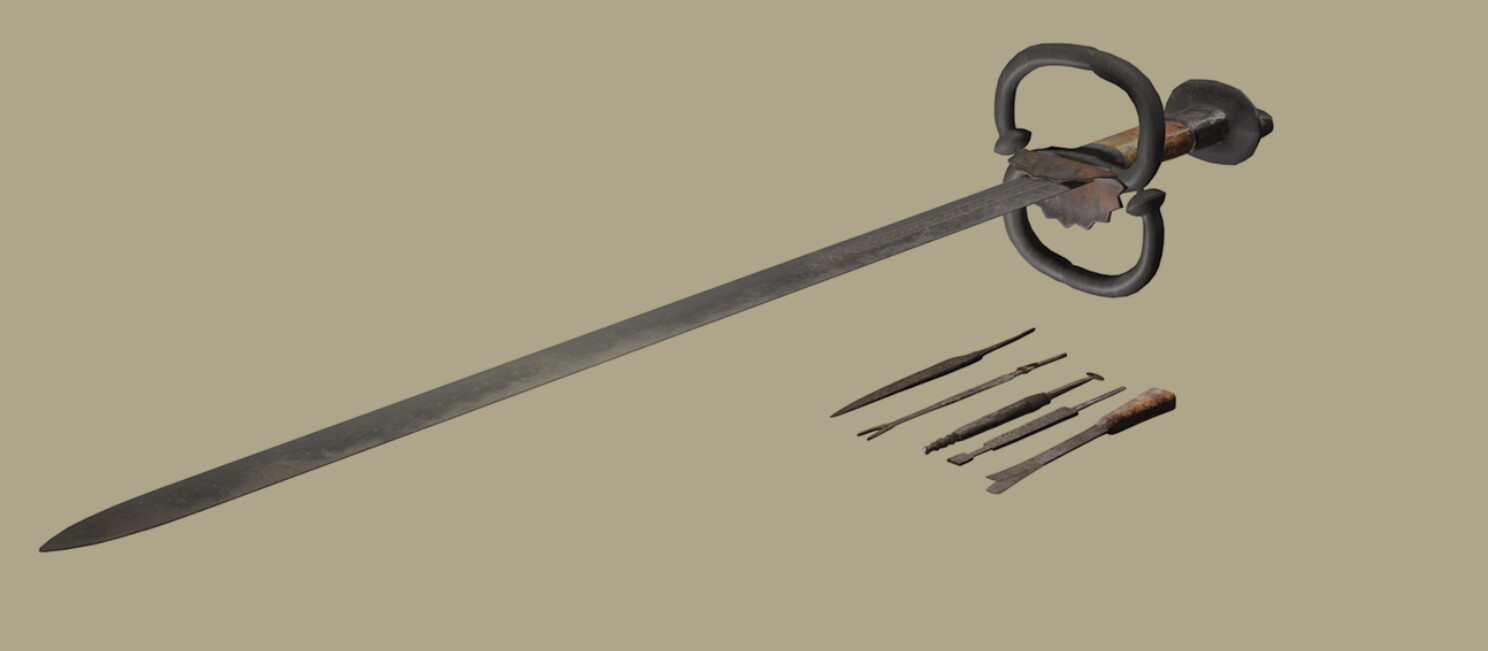ArtStation - Sword & Tools from 1600s