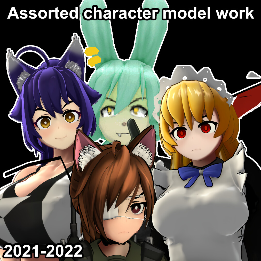ArtStation - Assorted character models (2021-2022)