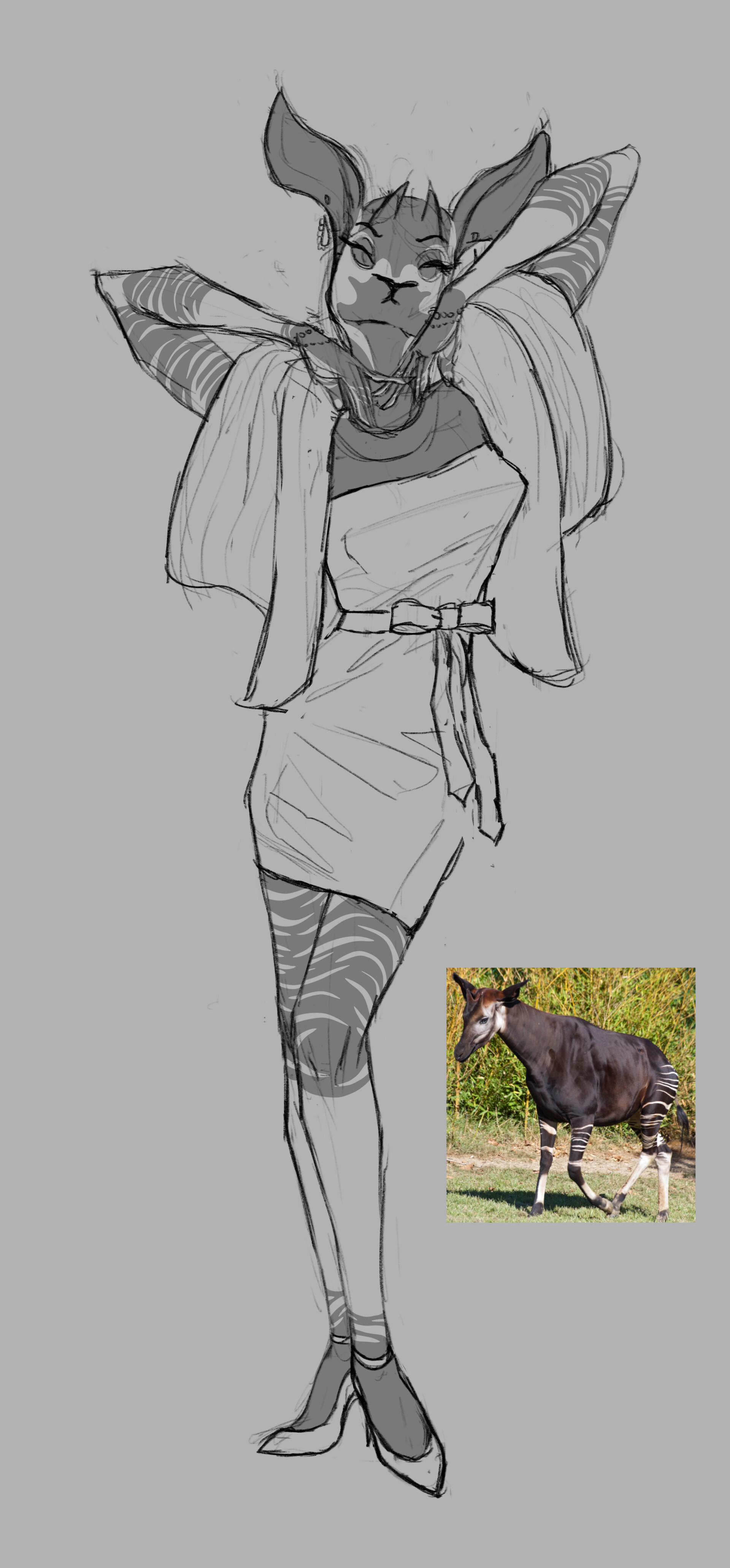 ArtStation - anthropomorphic character sketches