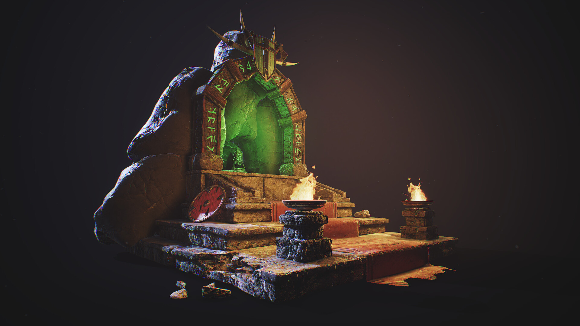 ArtStation - Ancient shrine
