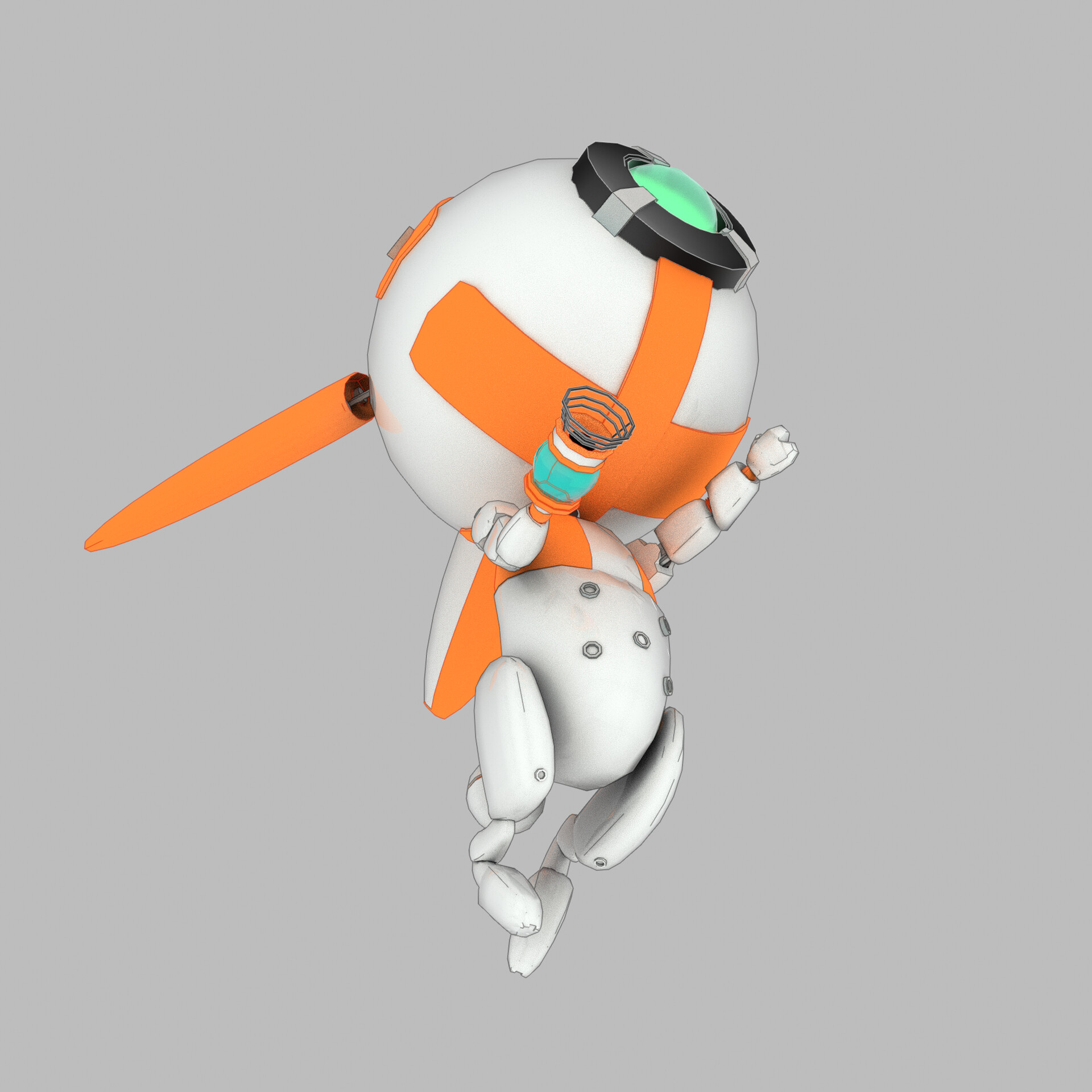 ArtStation - Little Bot Bunny [Low Poly]