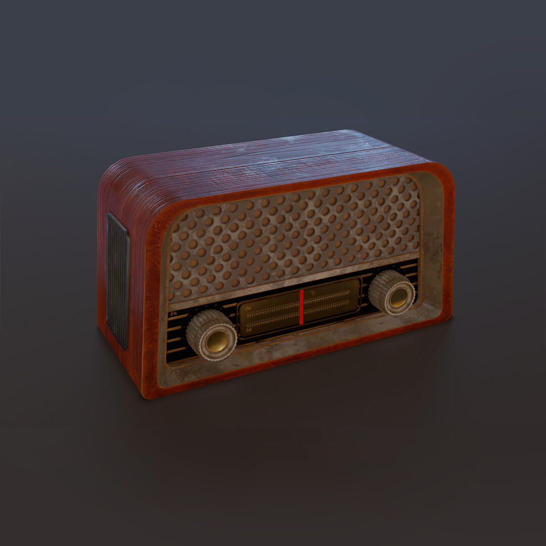 ArtStation - Retro Radio