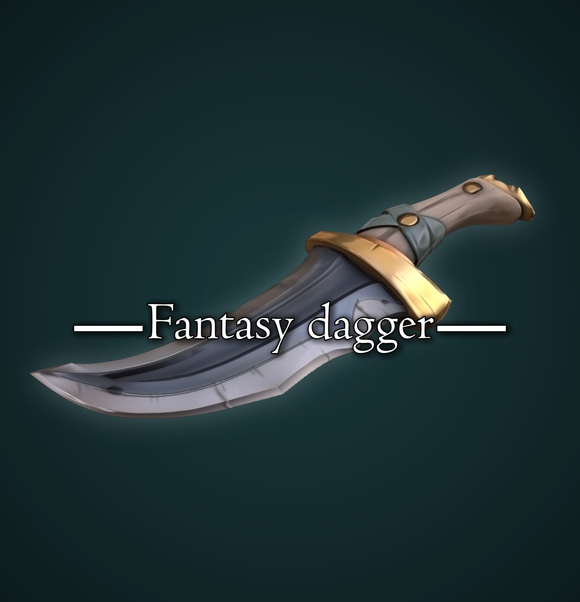 ArtStation - Fantasy dagger