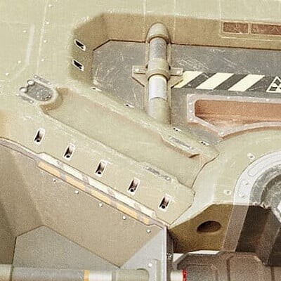 ArtStation - Fan Art: Doom - Blast Door [Lowpoly]