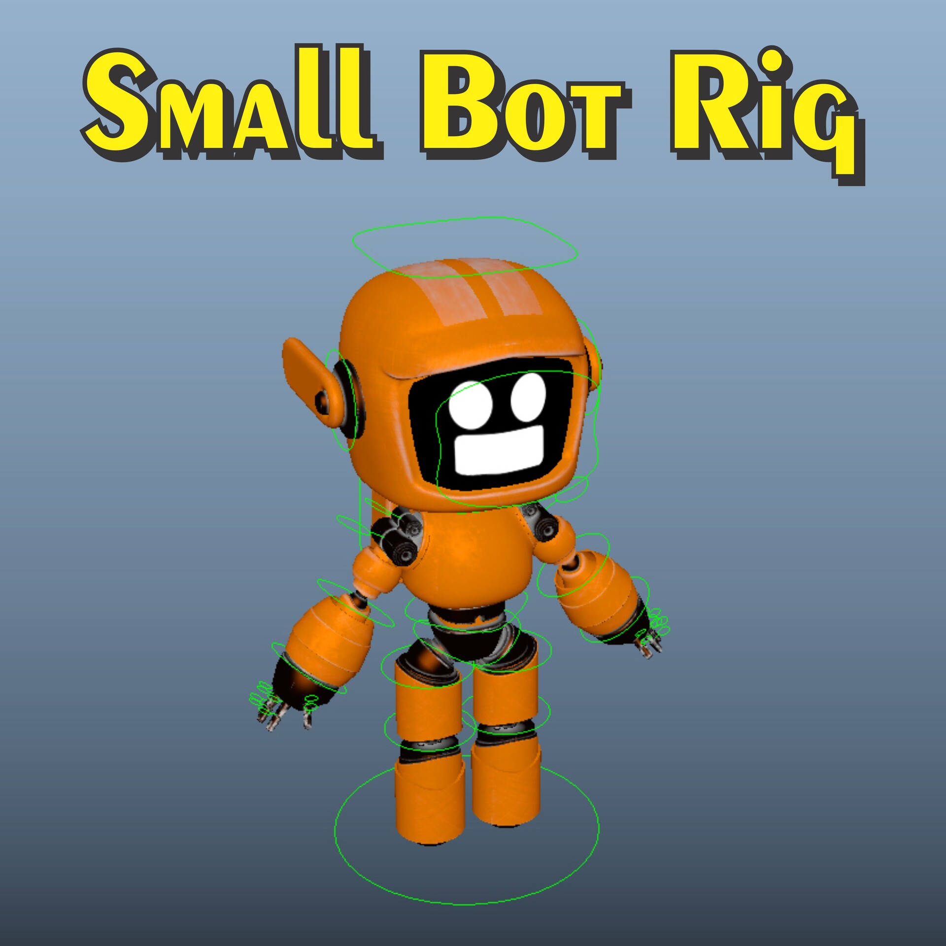 ArtStation - Small Bot Rig
