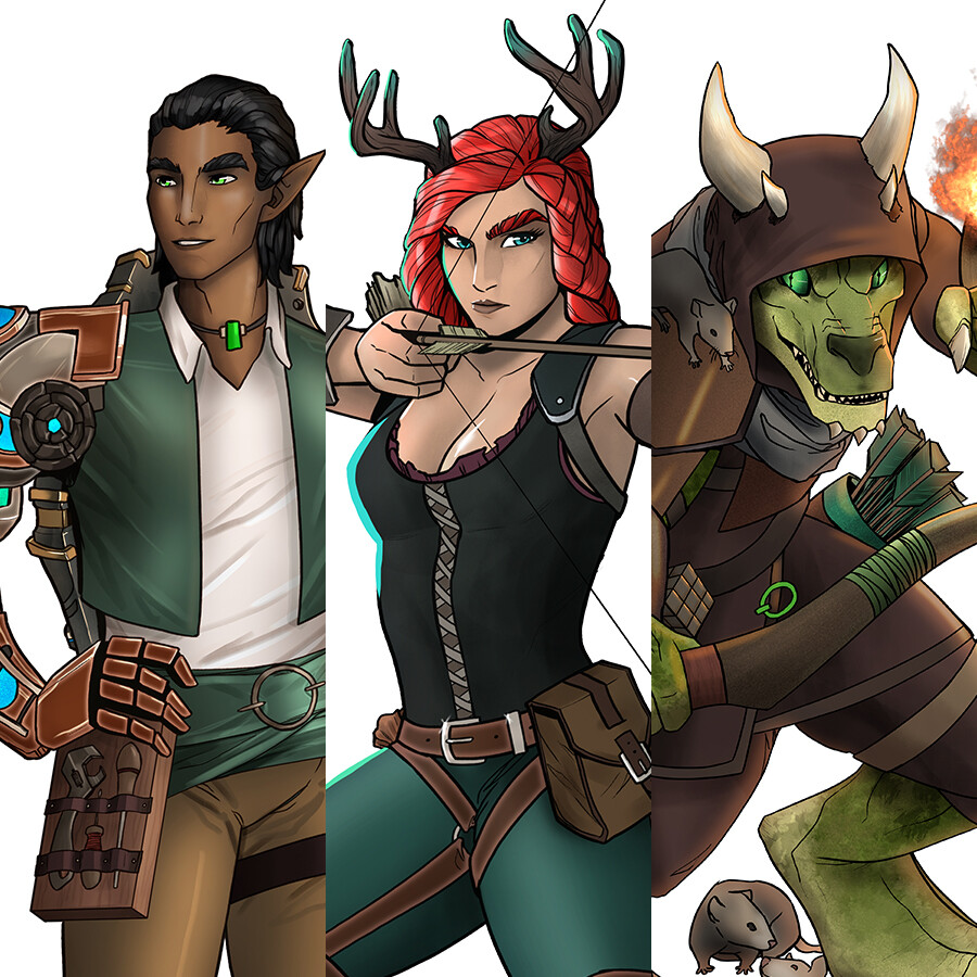 ArtStation - DnD group