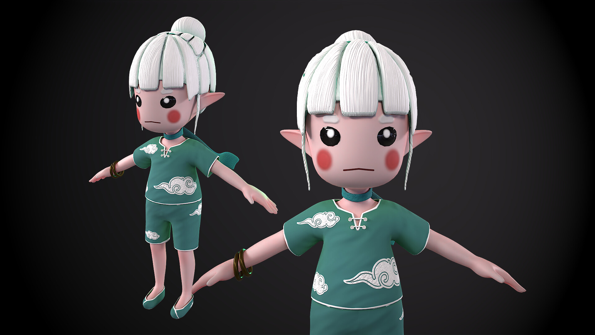 ArtStation - Character Design: Girl with flying ability