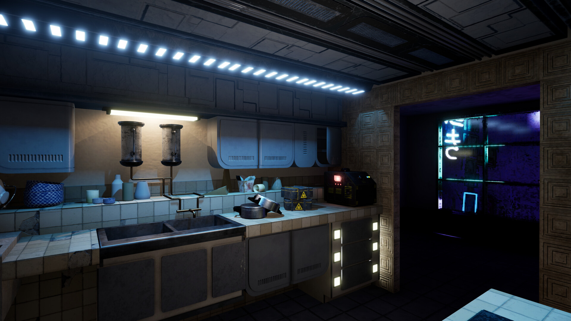 ArtStation - Blade Runner Inspired Scene