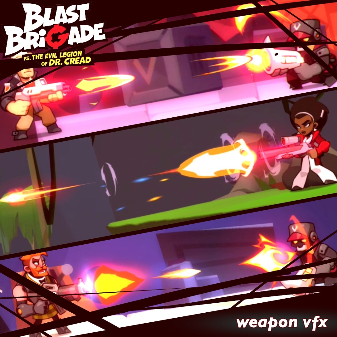 ArtStation - BLAST BRIGADE ''WEAPON VFX"