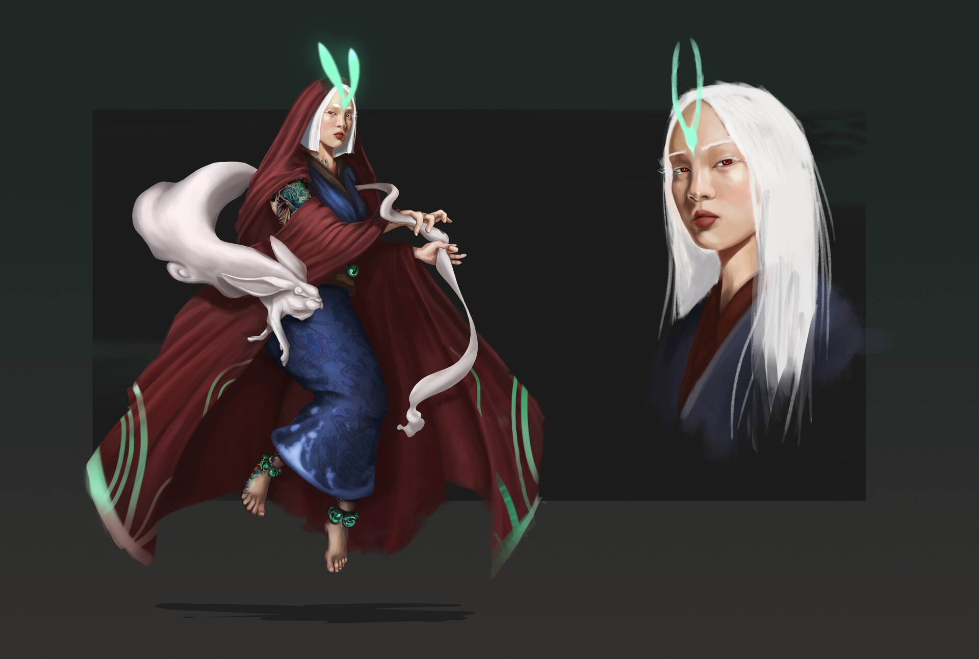 ArtStation - Rabbit Lady WIP