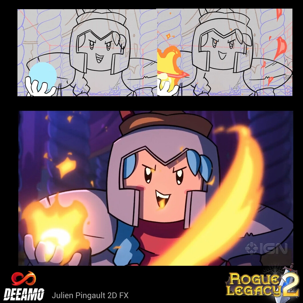 ArtStation - ROGUE LEGACY 2 - FX Animation Trailer (2/3)