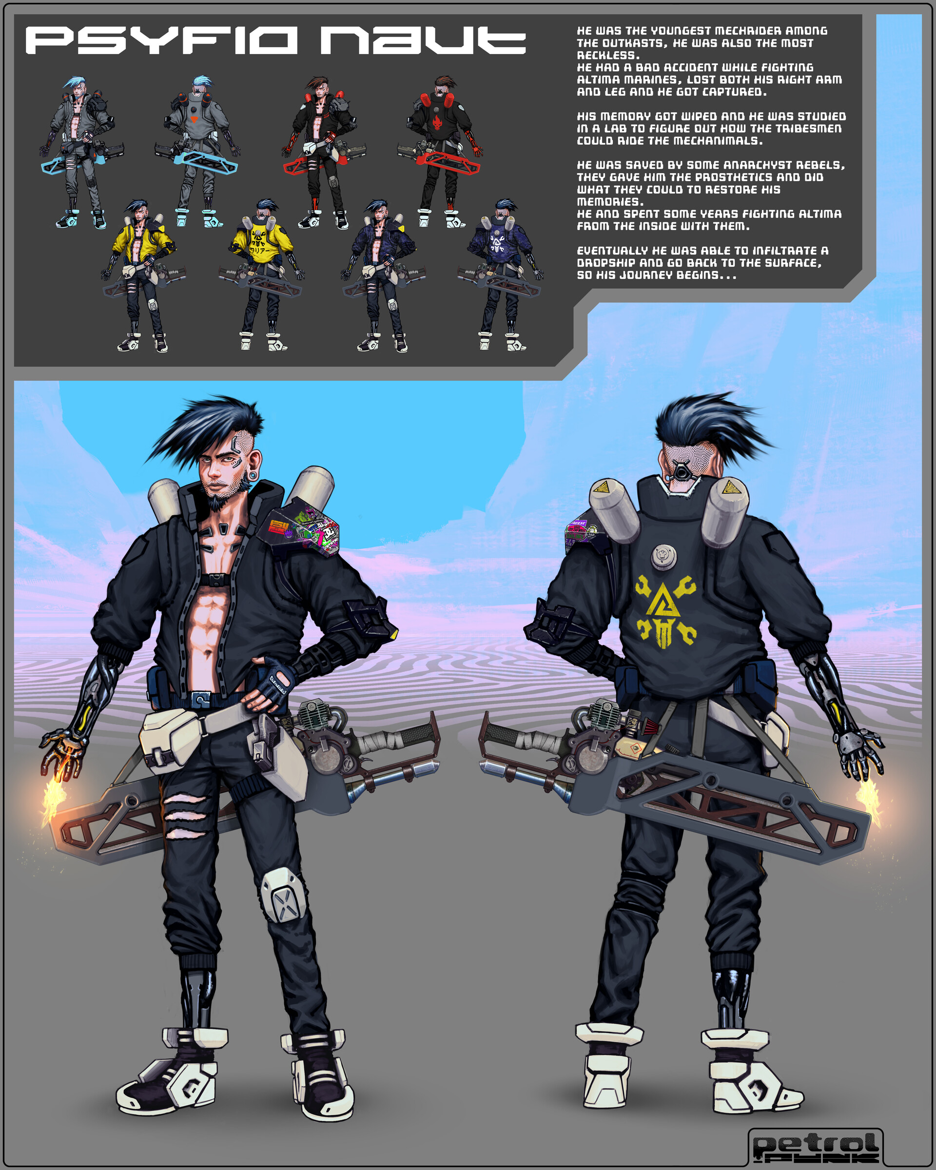 ArtStation - Petrolpunk Main character