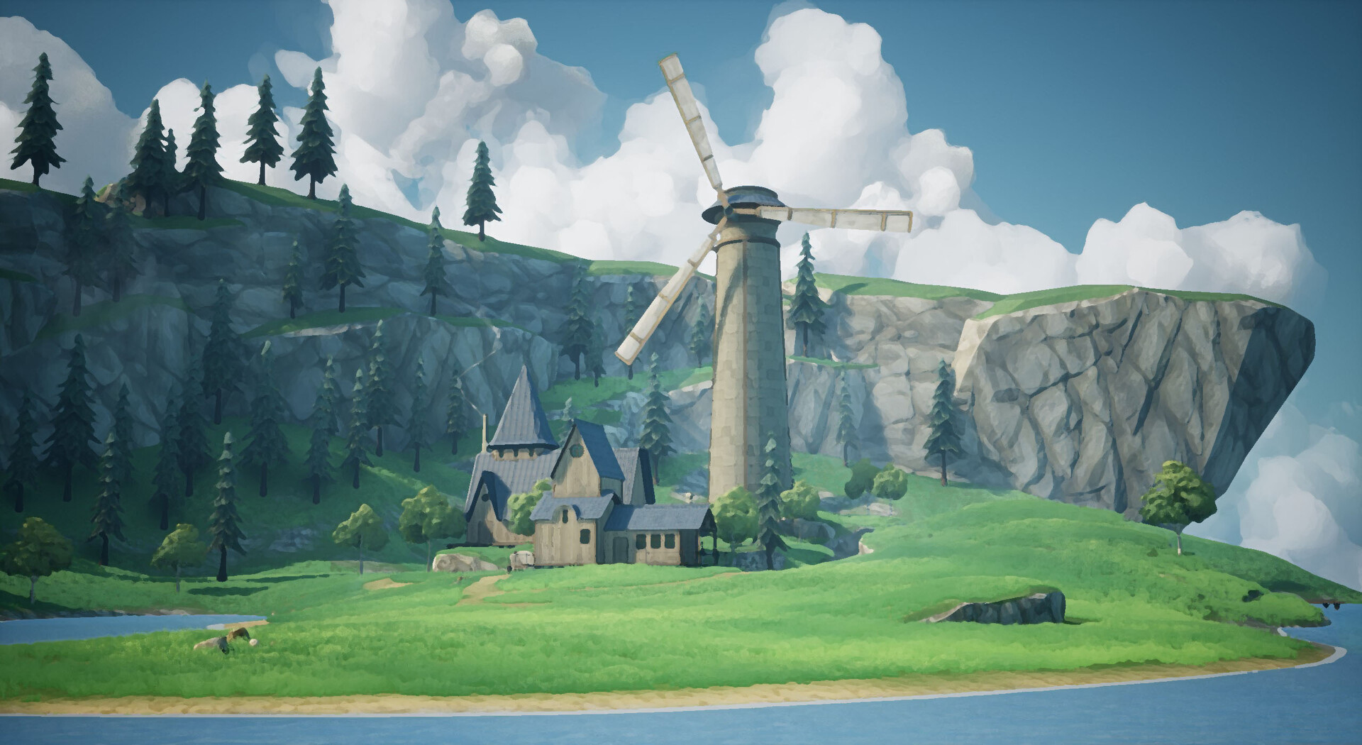ArtStation - Windmill House