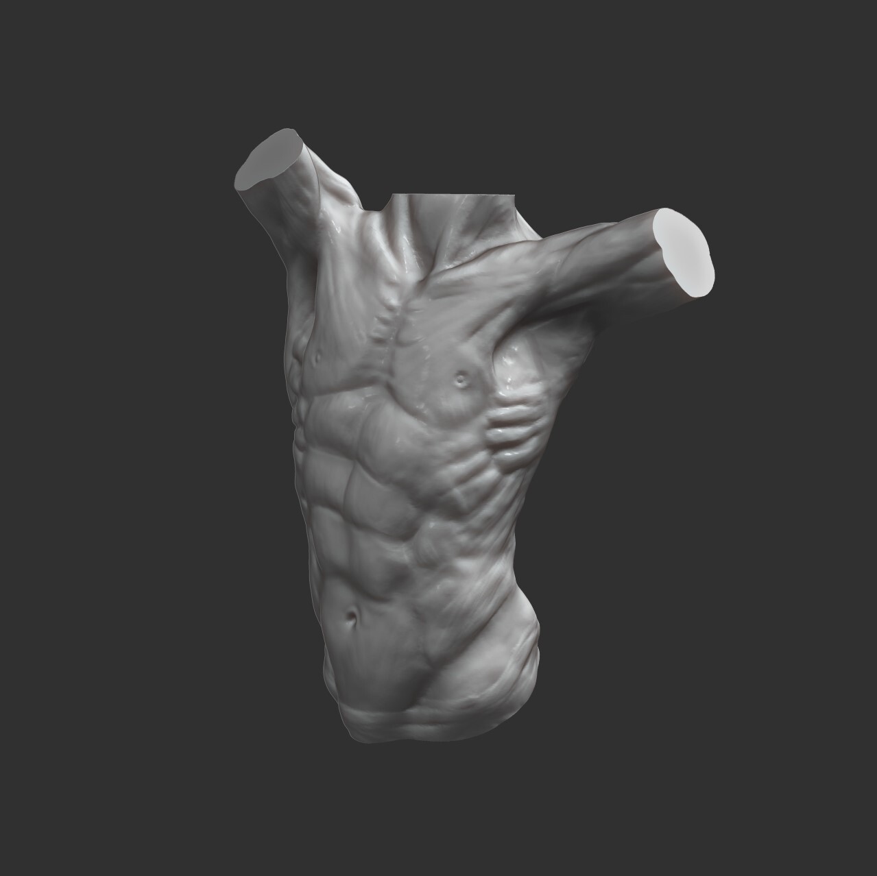 ArtStation - Male Torso Practice