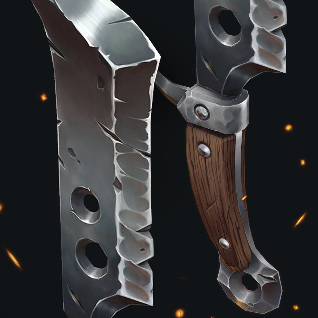 ArtStation - Handpainted Machete