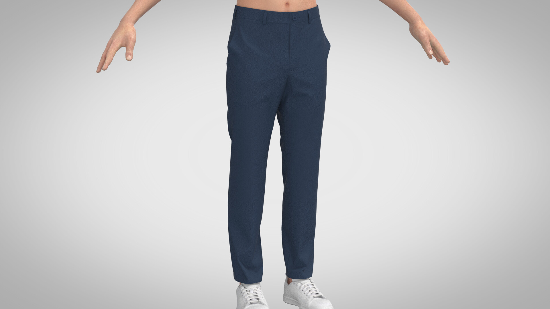 ArtStation - School Pants, Marvelous Designer, Clo3D