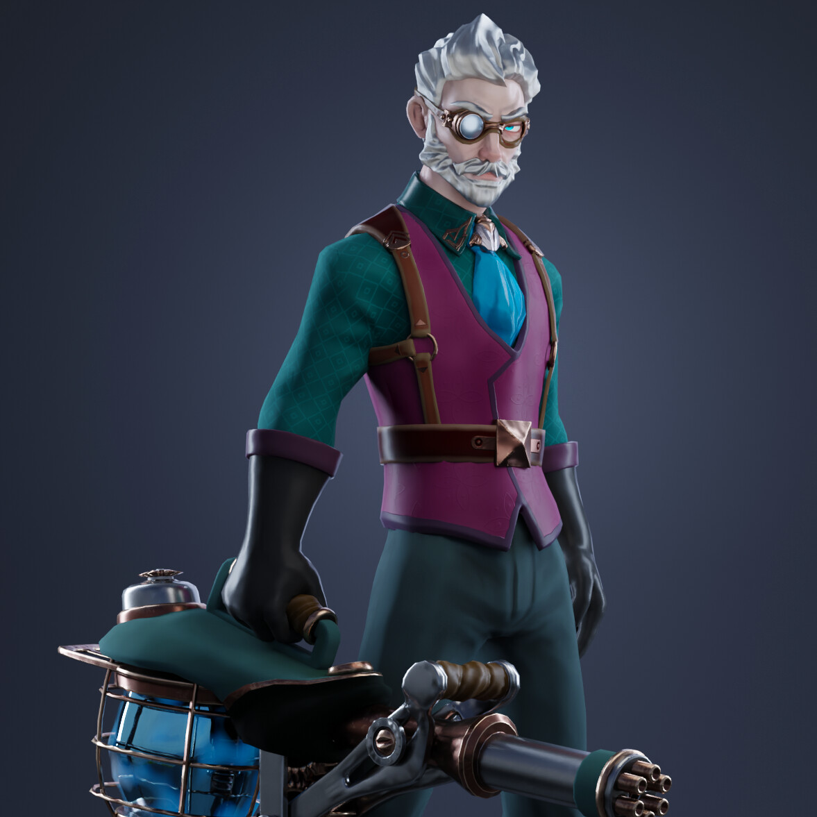 ArtStation - Conrad Steampunk Character