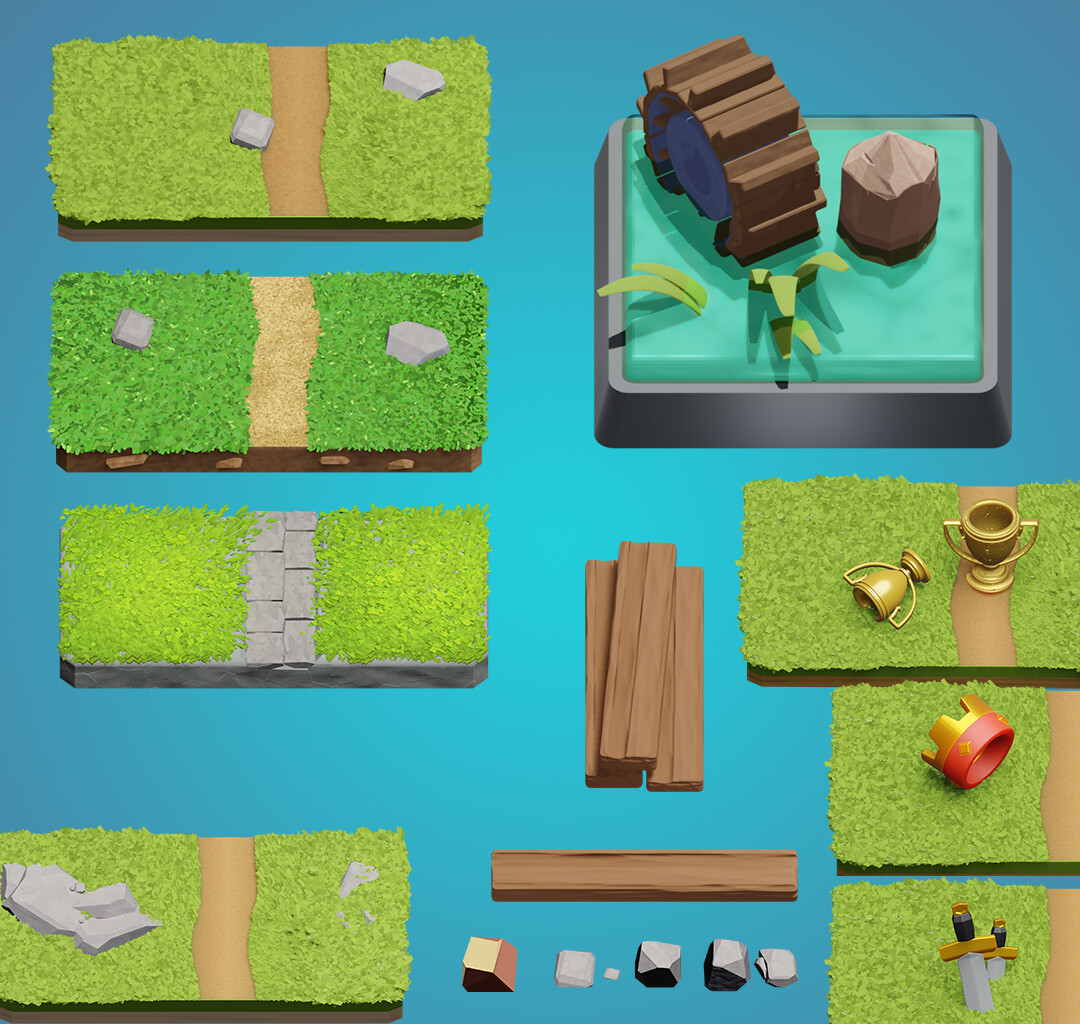 ArtStation - Clash Royale's environment render - Fan Art