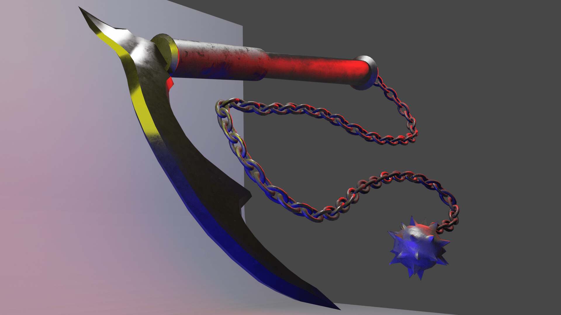 ArtStation - my kusarigama work