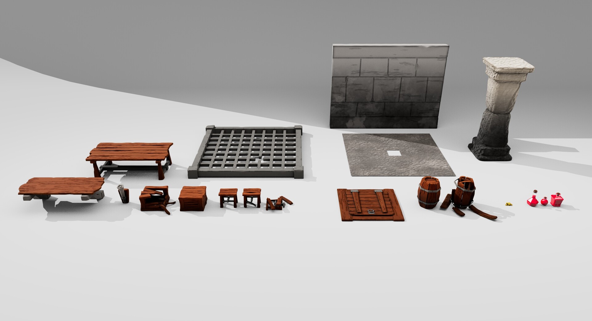 ArtStation - Dungeon Asset Library