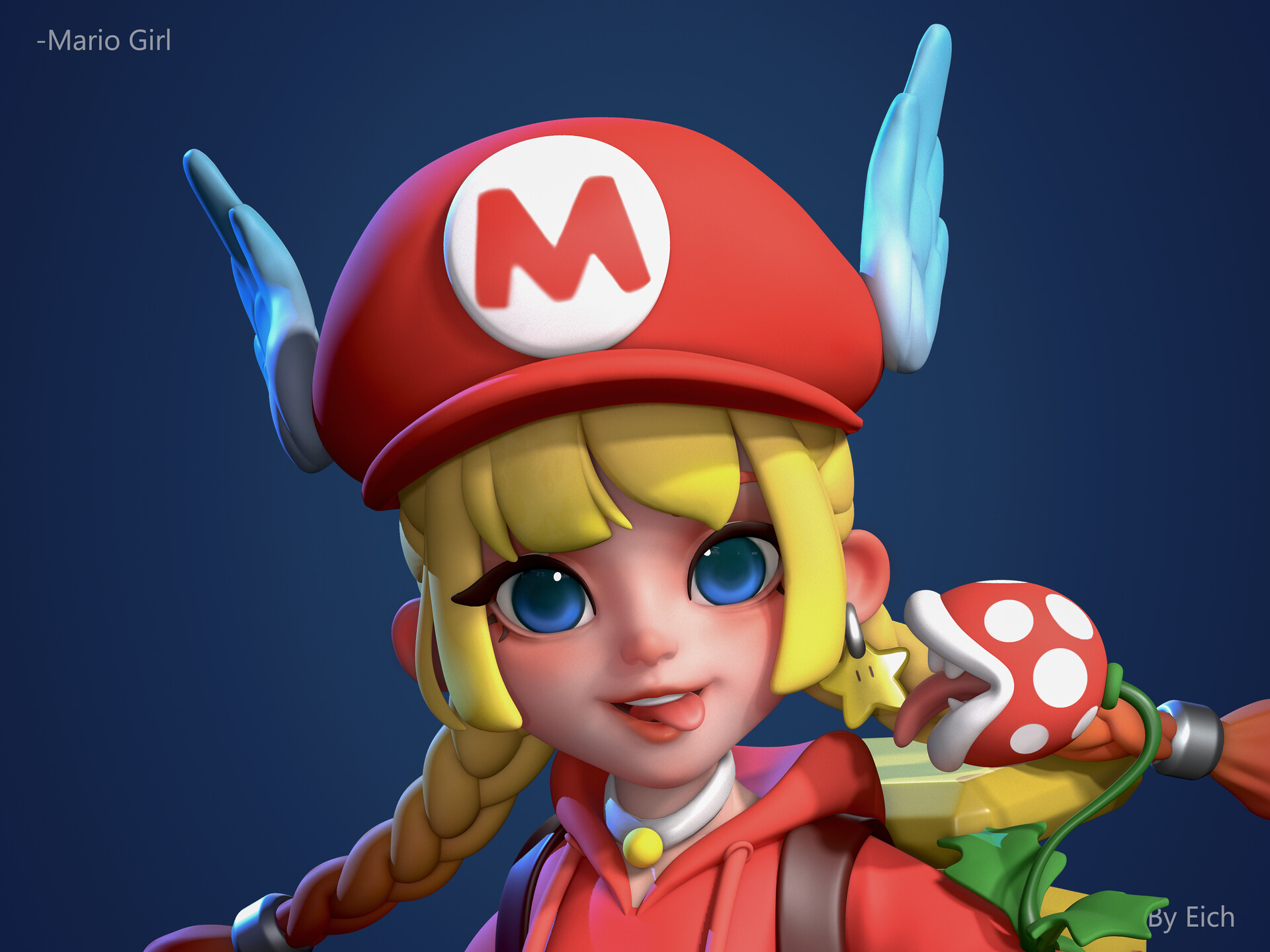 ArtStation - Mario Girl