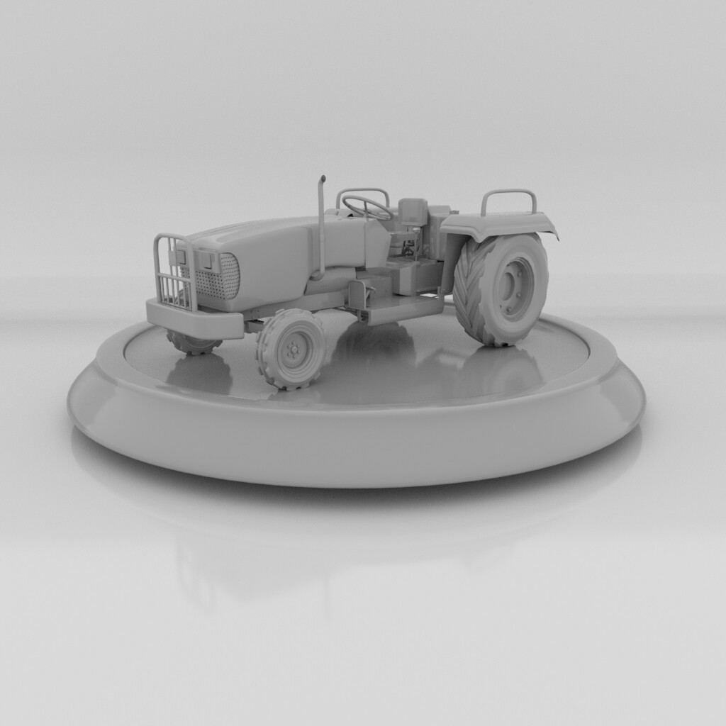 ArtStation - Tractor Modelling