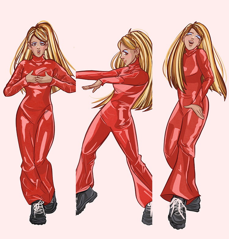 ArtStation - Dance Choreography Study - Britney Spears - 2020