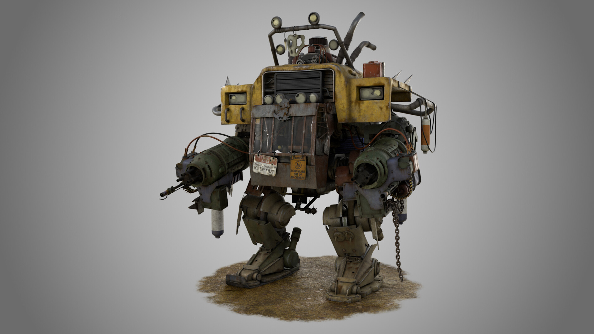 ArtStation - Junk Mech