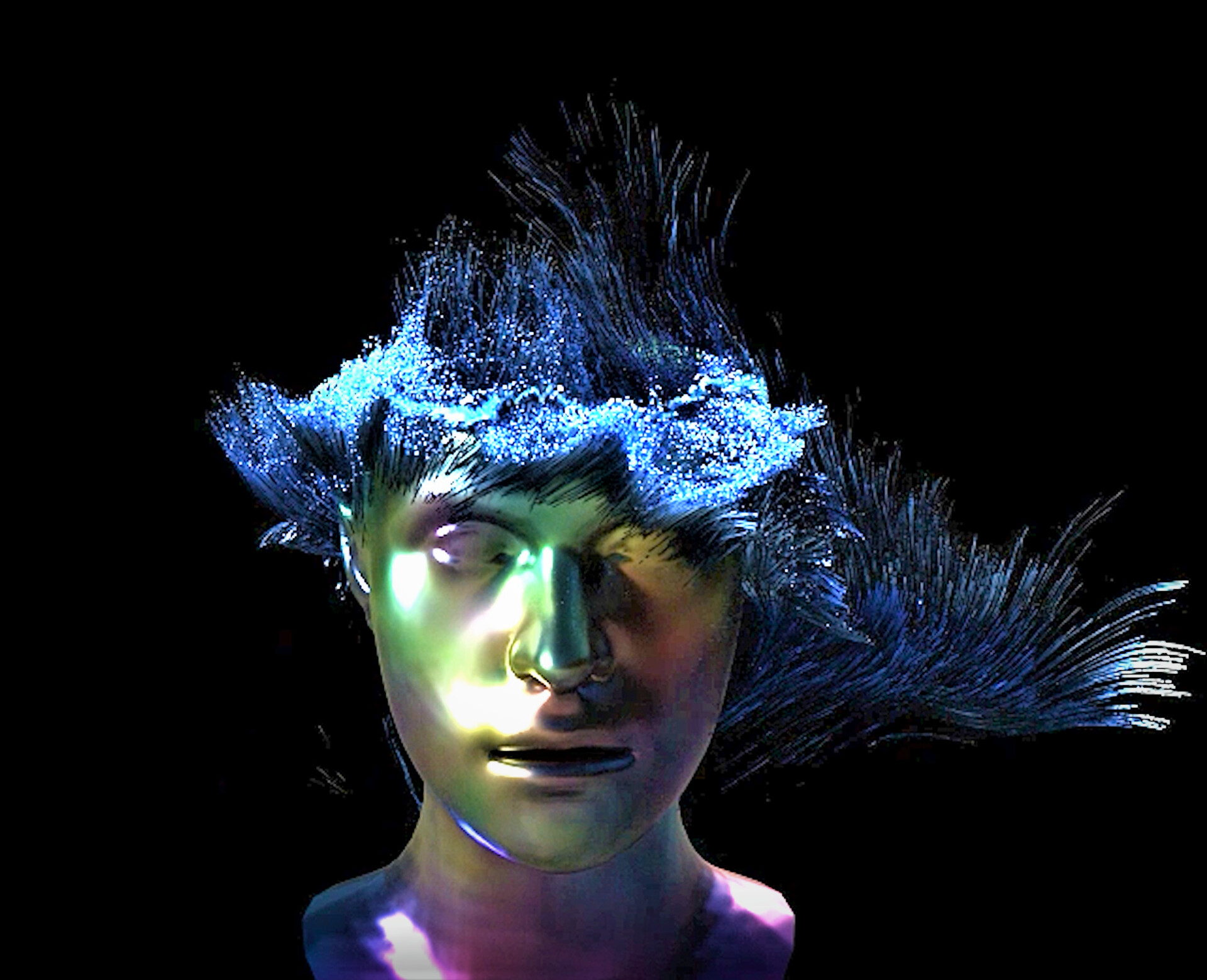 ArtStation - Materializing female bust