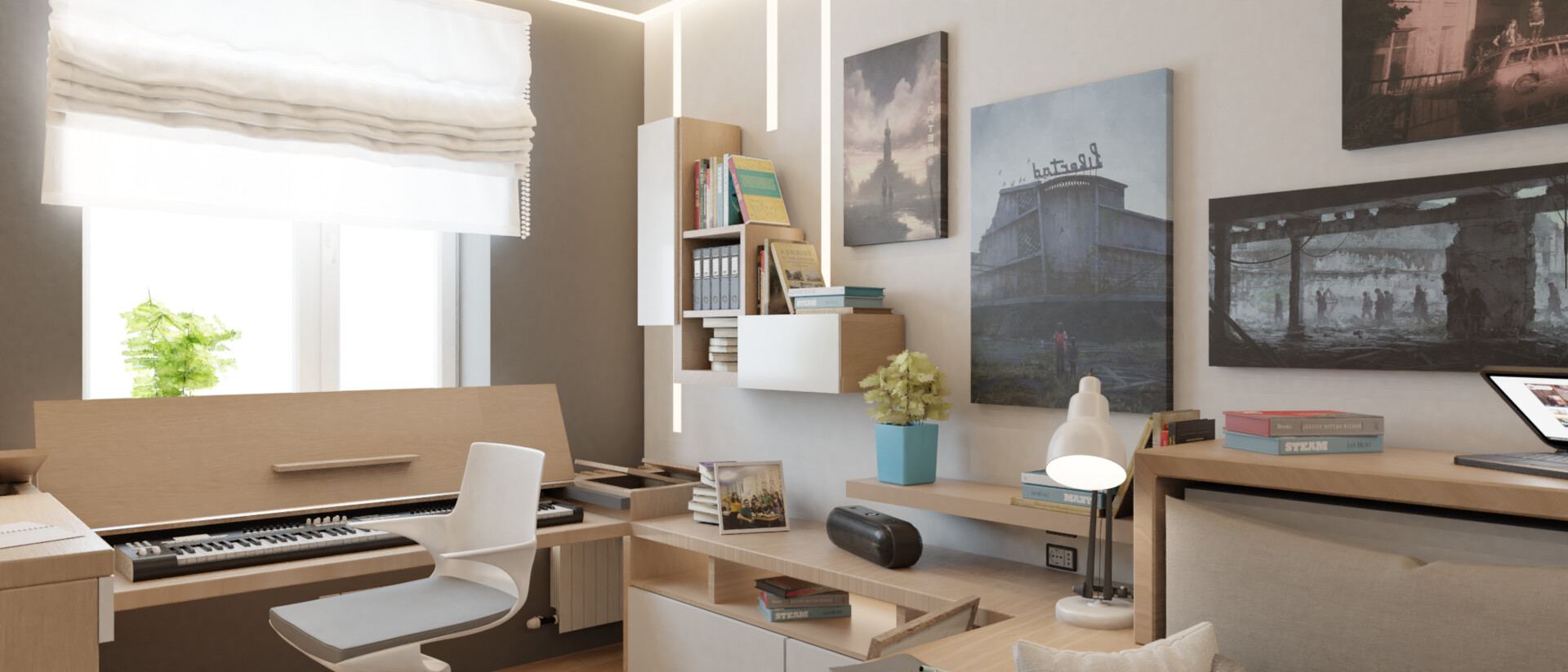 ArtStation - Room interior renovation, Architectural design project