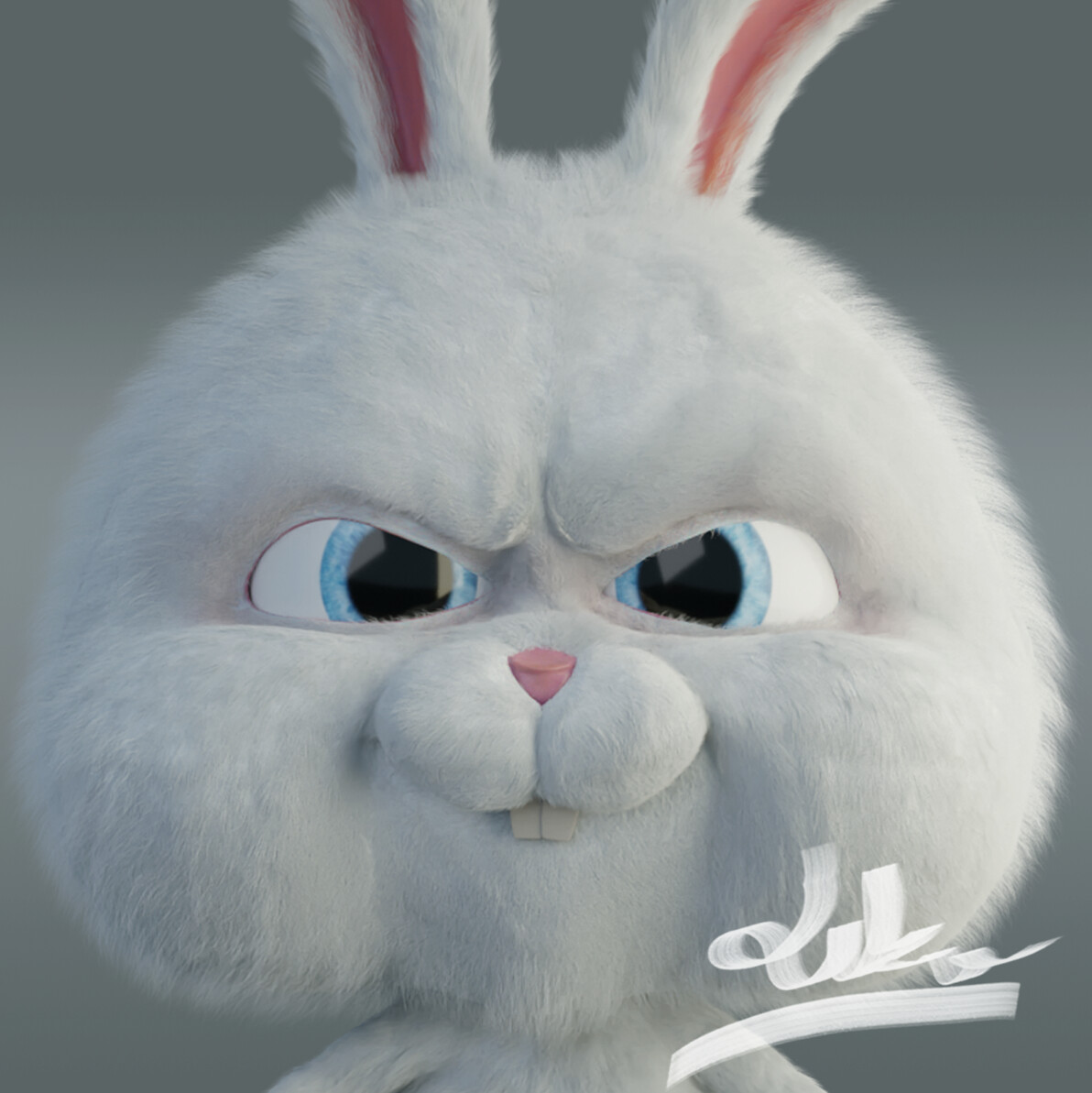 ArtStation - Snow Ball Bunny