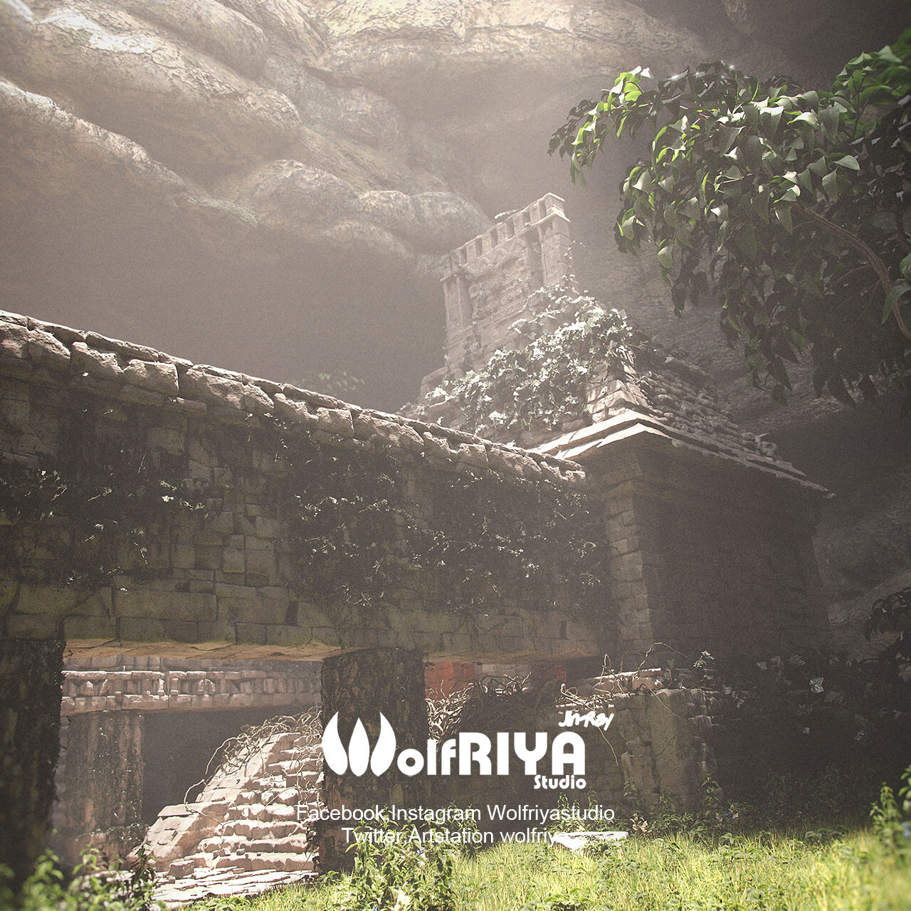 ArtStation - 遺忘的神殿(forgotten temple)